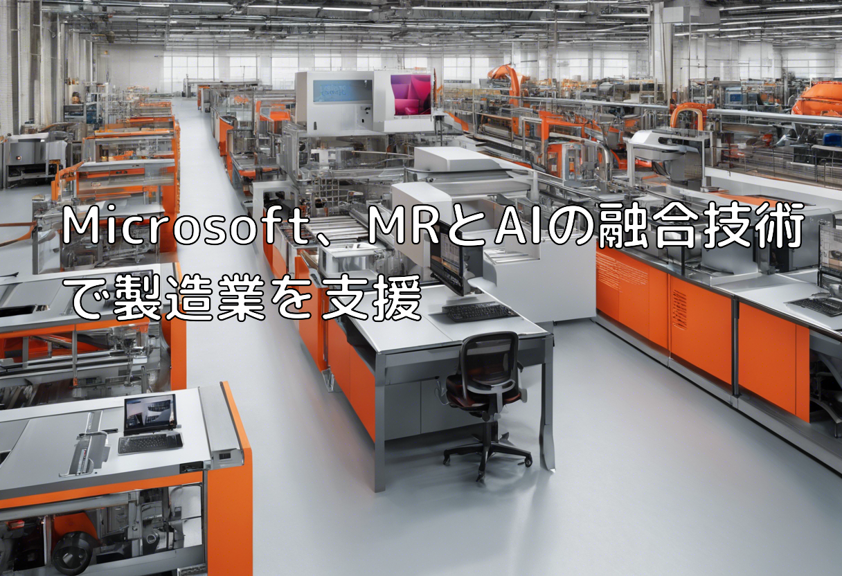Microsoft、MRとAIの融合技術で製造業を支援 | WEBメディア“WORK WONDERS”