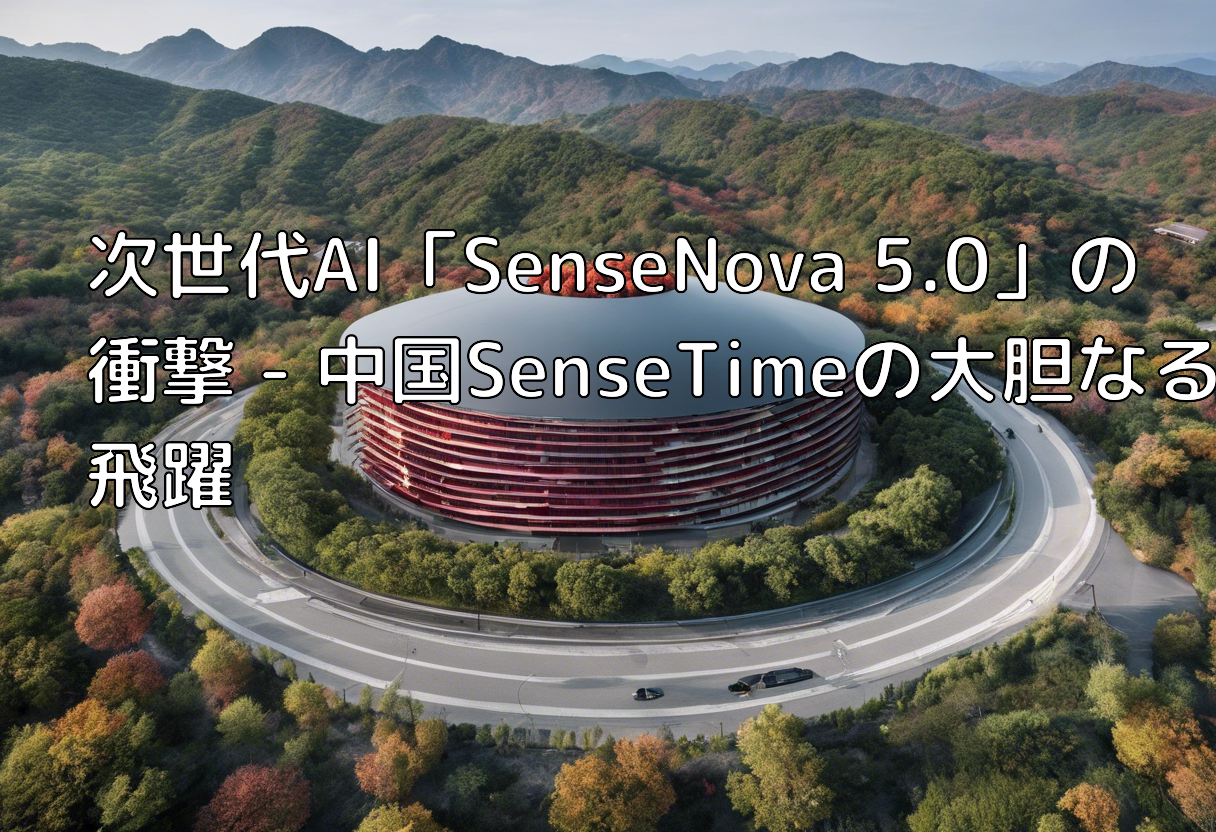 次世代AI「SenseNova 5.0」の衝撃 - 中国SenseTimeの大胆なる飛躍 | WEBメディア“WORK WONDERS”