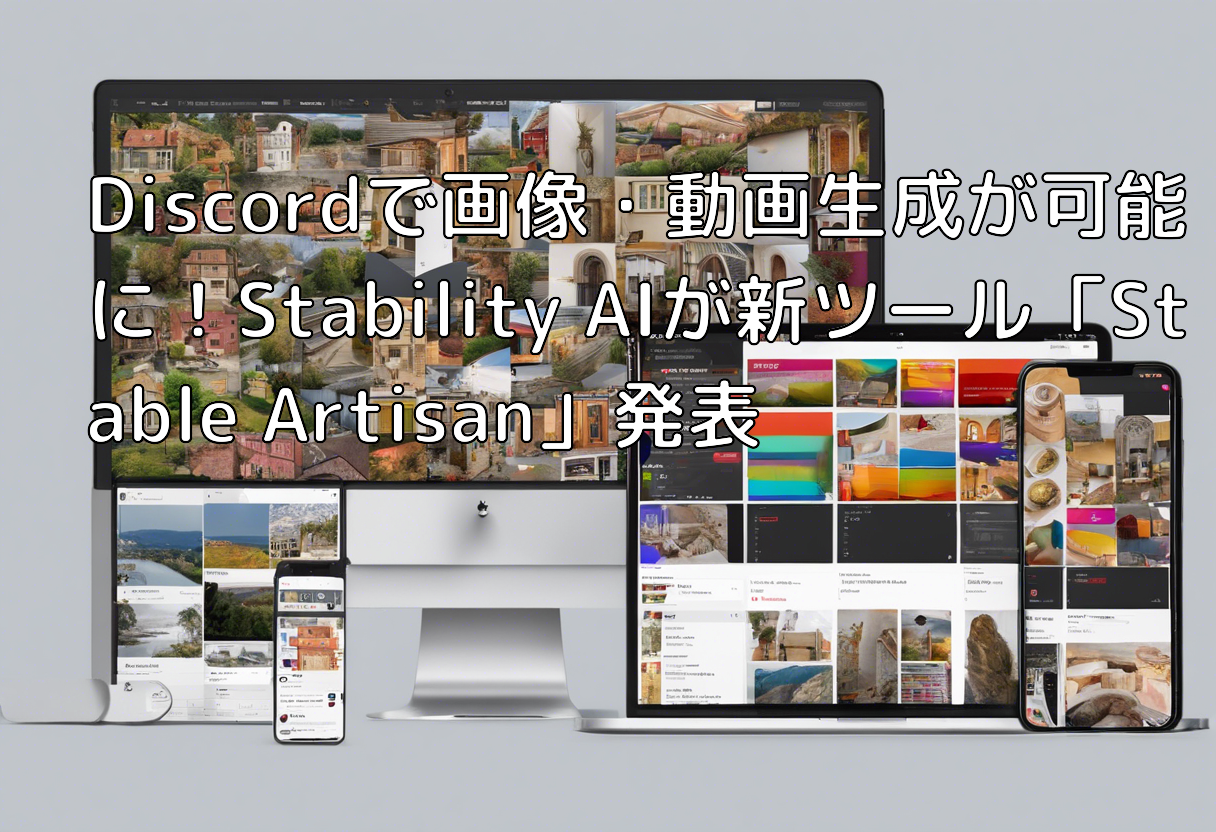 Discordで画像・動画生成が可能に！Stability AIが新ツール「Stable Artisan」発表 | WEBメディア“WORK WONDERS”