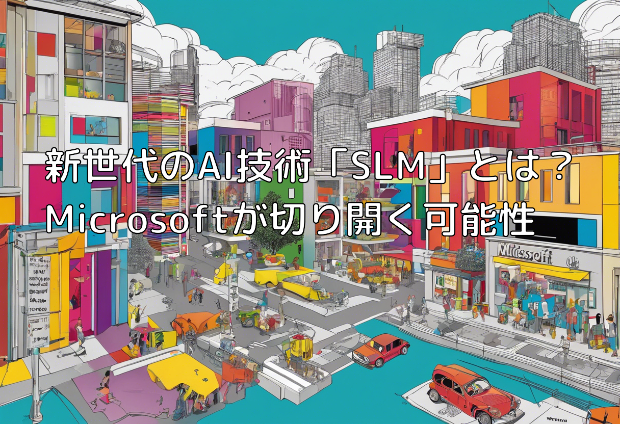 新世代のAI技術「SLM」とは？Microsoftが切り開く可能性 | WEBメディア“WORK WONDERS”