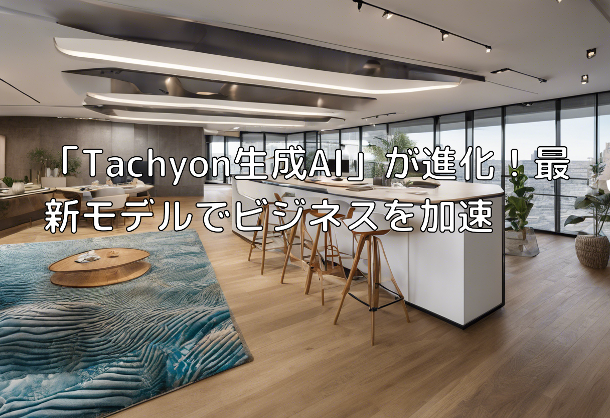 「Tachyon生成AI」が進化！最新モデルでビジネスを加速 | WEBメディア“WORK WONDERS”