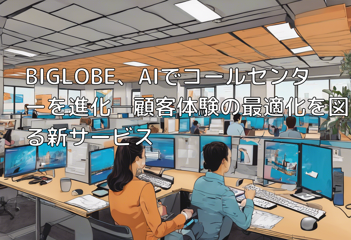BIGLOBE、AIでコールセンターを進化─顧客体験の最適化を図る新サービス | WEBメディア“WORK WONDERS”